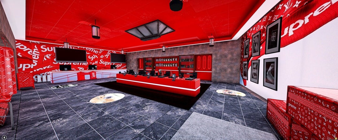 MLO Supreme Store on Alta St. Strawberry RARE Fivem Grand Theft Auto 5 ...