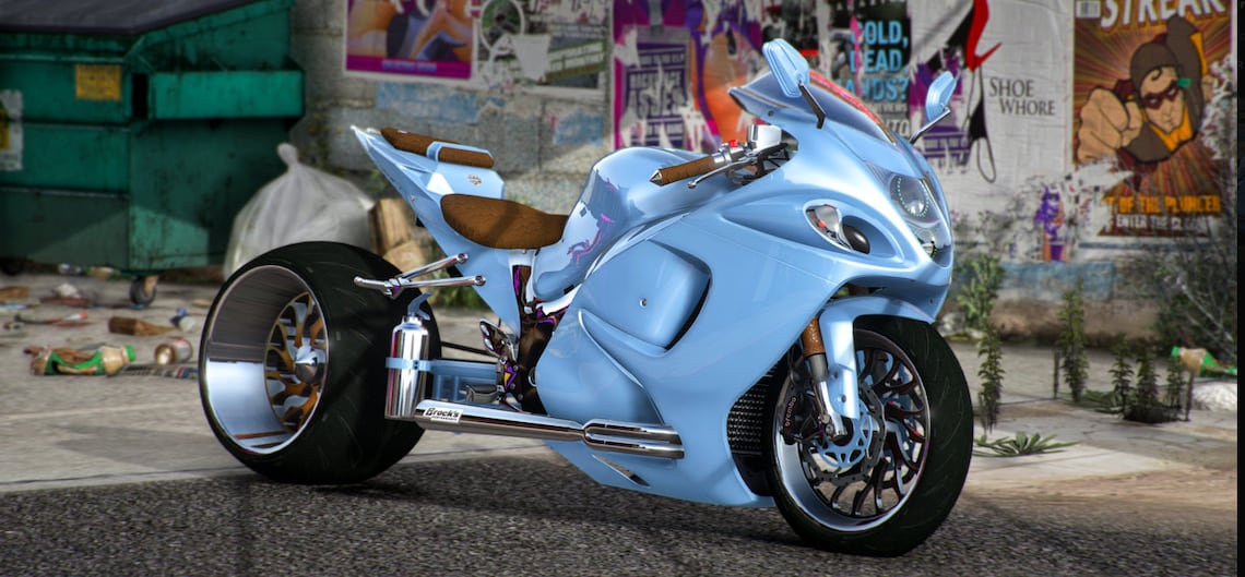 Drag Motor Hayabusa V2 Fivem Grand Theft Auto 5 Optimized Mod High ...