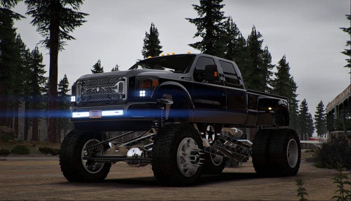 Ford F350 Dually Lifted on Forgiatos SP READY Fivem Grand Theft Auto 5 ...
