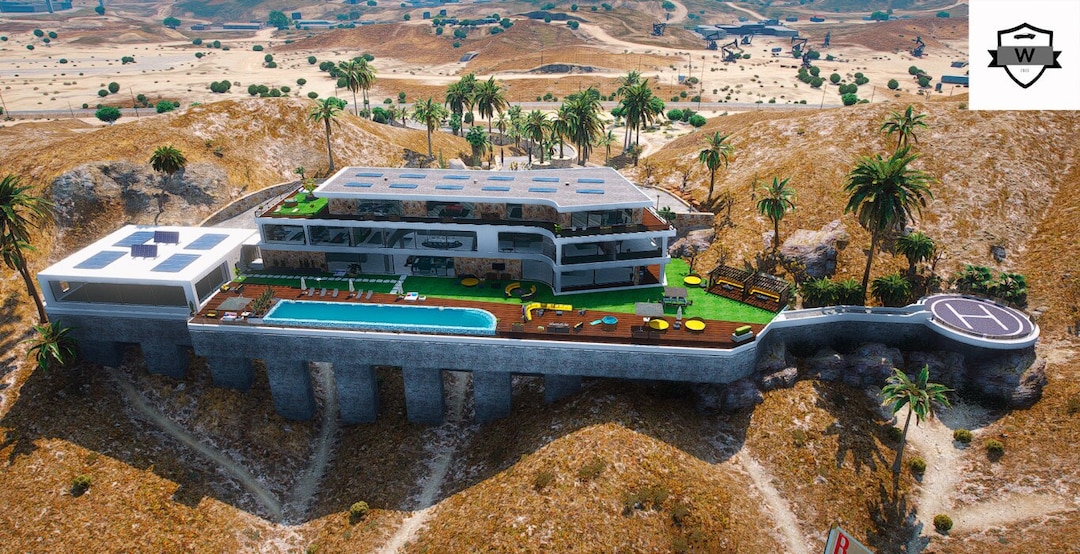 MLO Desert Mansion Fivem Grand Theft Auto 5 Optimized Mod High Quality - Etsy