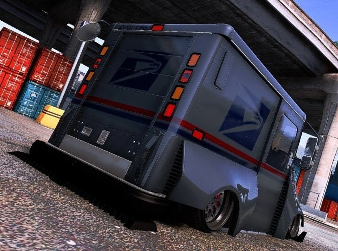 Buy USPS Drift Mail Truck Widebody Fivem Grand Theft Auto 5 Optimized ...
