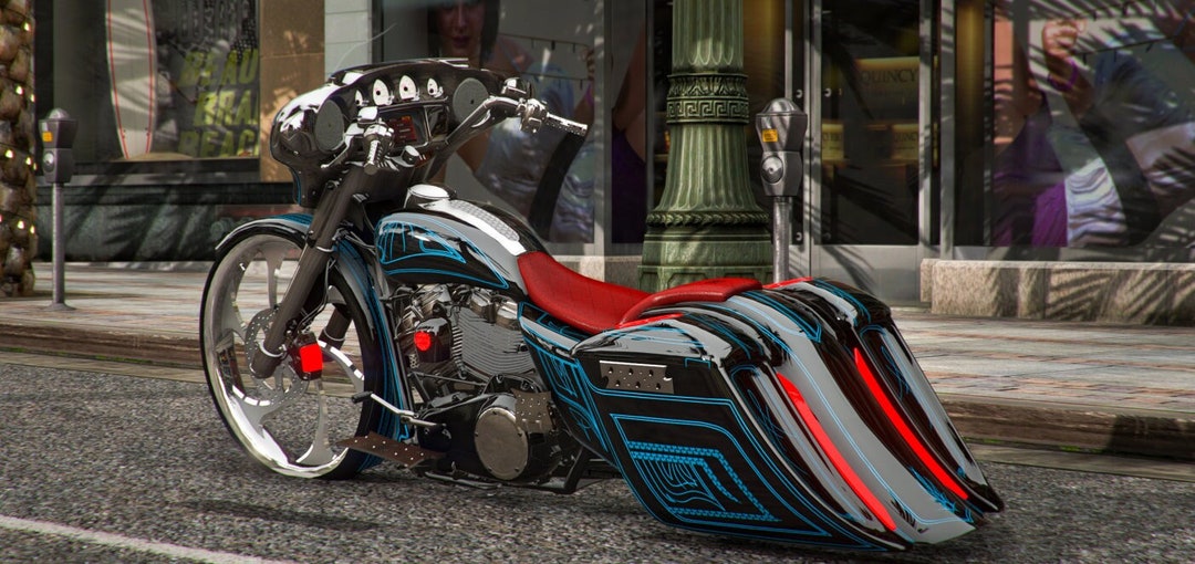 Debadged Red Star Motorcycle With Custom Sound Fivem Grand Theft Auto 5 ...