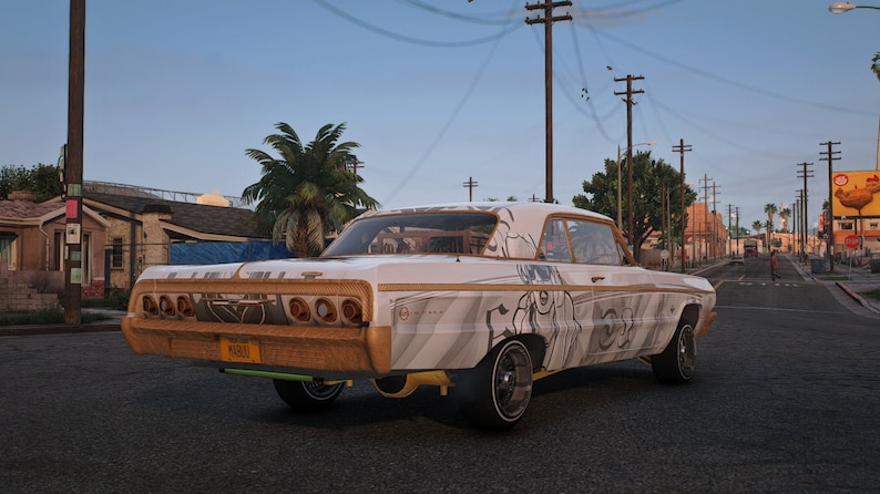 Chevy Impala 1964 Lowrider SP Ready Fivem Grand Theft Auto 5 Optimized ...