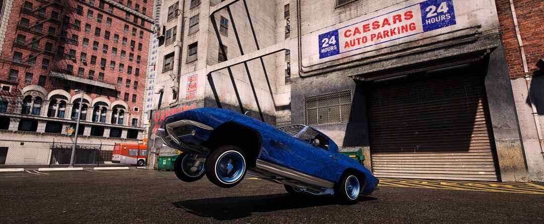 Debadged Corvette 1963 Lowrider Fivem Grand Theft Auto 5 Optimized Mod ...