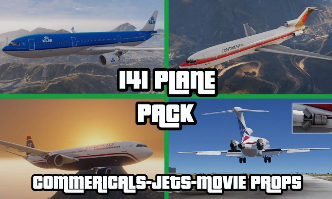 141 Plane Pack READ DESCRIPTION Fivem Grand Theft Auto 5 Optimized Mod ...