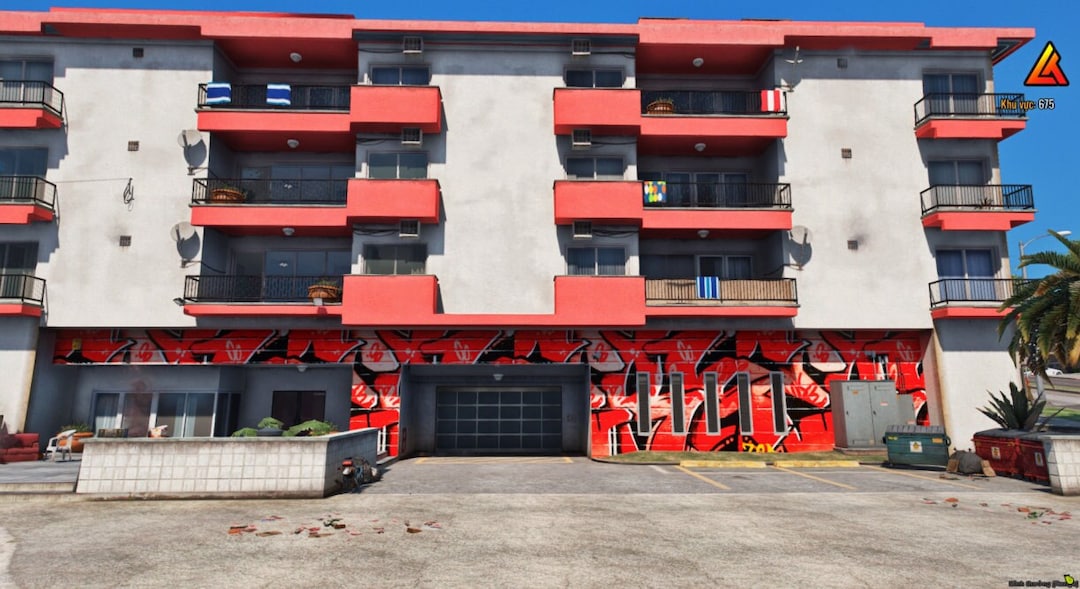 Bloods Gang Building V2 Fivem Grand Theft Auto 5 Optimized Mod High ...