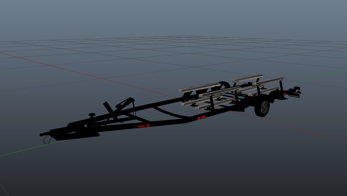 42FT Yellow Fin Boat & Trailer Fivem Grand Theft Auto 5 Optimized Mod ...