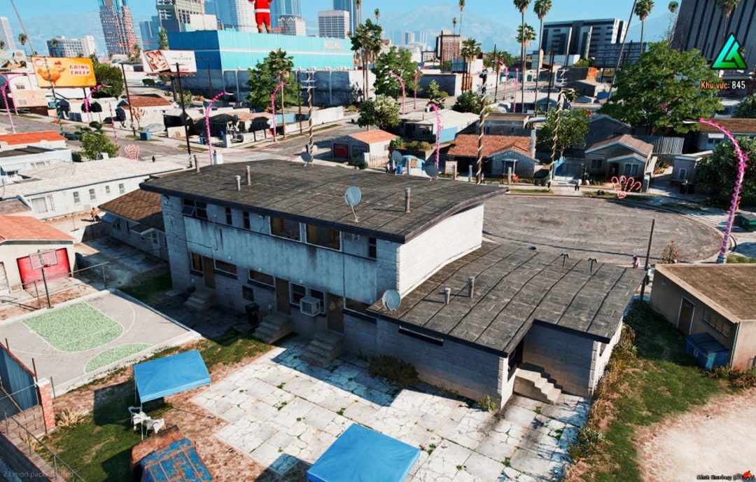 MLO Grove Street Traphouse Fivem Grand Theft Auto 5 Optimized Mod High ...