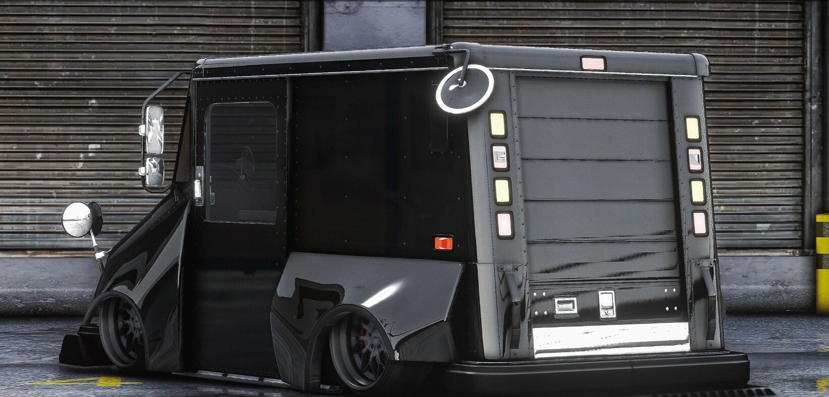 USPS Drift Mail Truck Widebody Fivem Grand Theft Auto 5 Optimized Mod ...