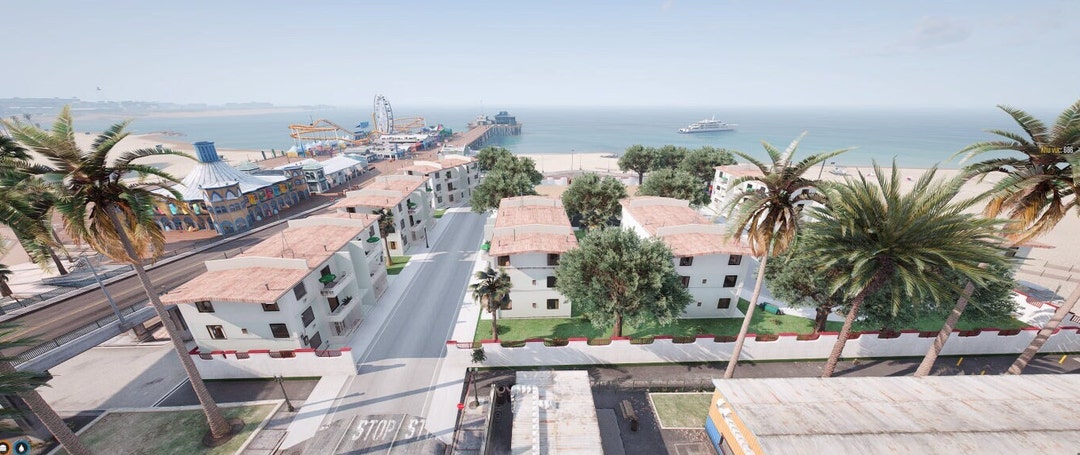 Beach Hood With 42 Apartments Fivem Grand Theft Auto 5 Optimized Mod ...