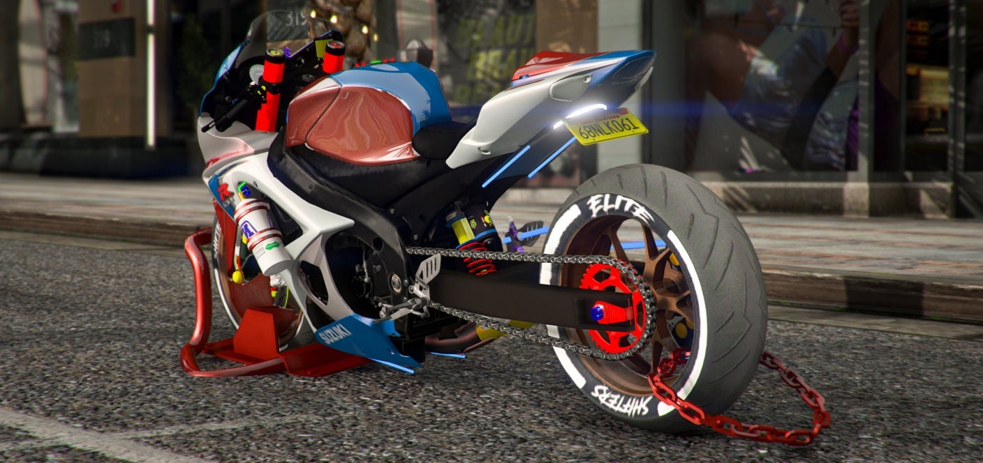 Suzuki GSX-R 1000SR Drag Spec Fivem Grand Theft Auto 5 Optimized Mod ...