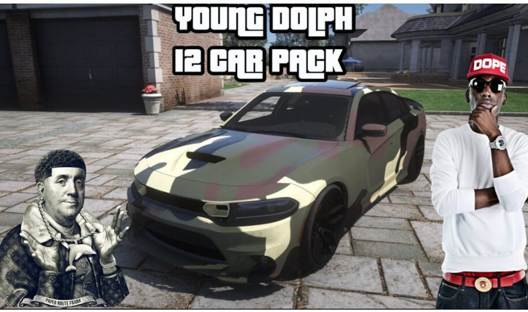 REAL Young Dolph 12 Car Pack Fivem Grand Theft Auto 5 Optimized Mod ...