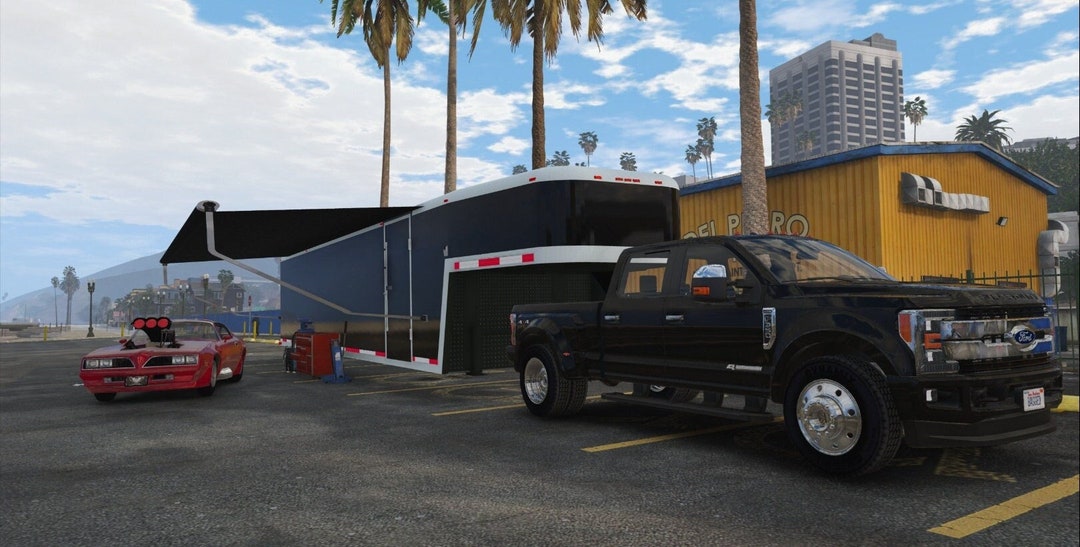 Closed Gooseneck Race Trailer Fivem Grand Theft Auto 5 - Etsy Canada