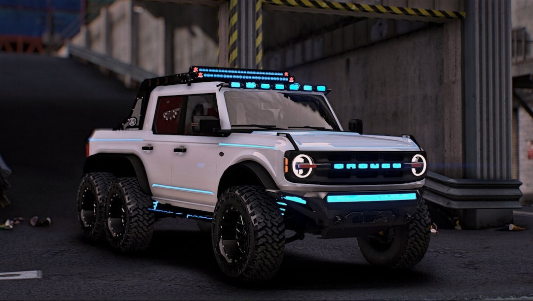 Ford Bronco 6x6 Fivem Grand Theft Auto 5 Optimized Mod High Quality ...