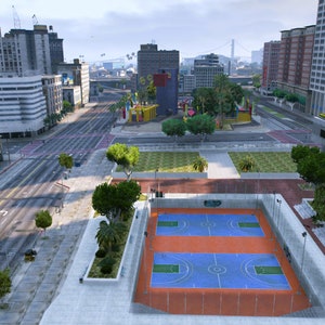 Legion Basketball Court Expansion Fivem Grand Theft Auto 5 Optimized ...