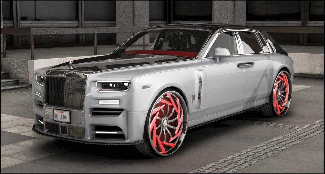 Rolls Royce Phantom 8 Mansory Donk Spinners Glow SP Ready Fivem Grand ...
