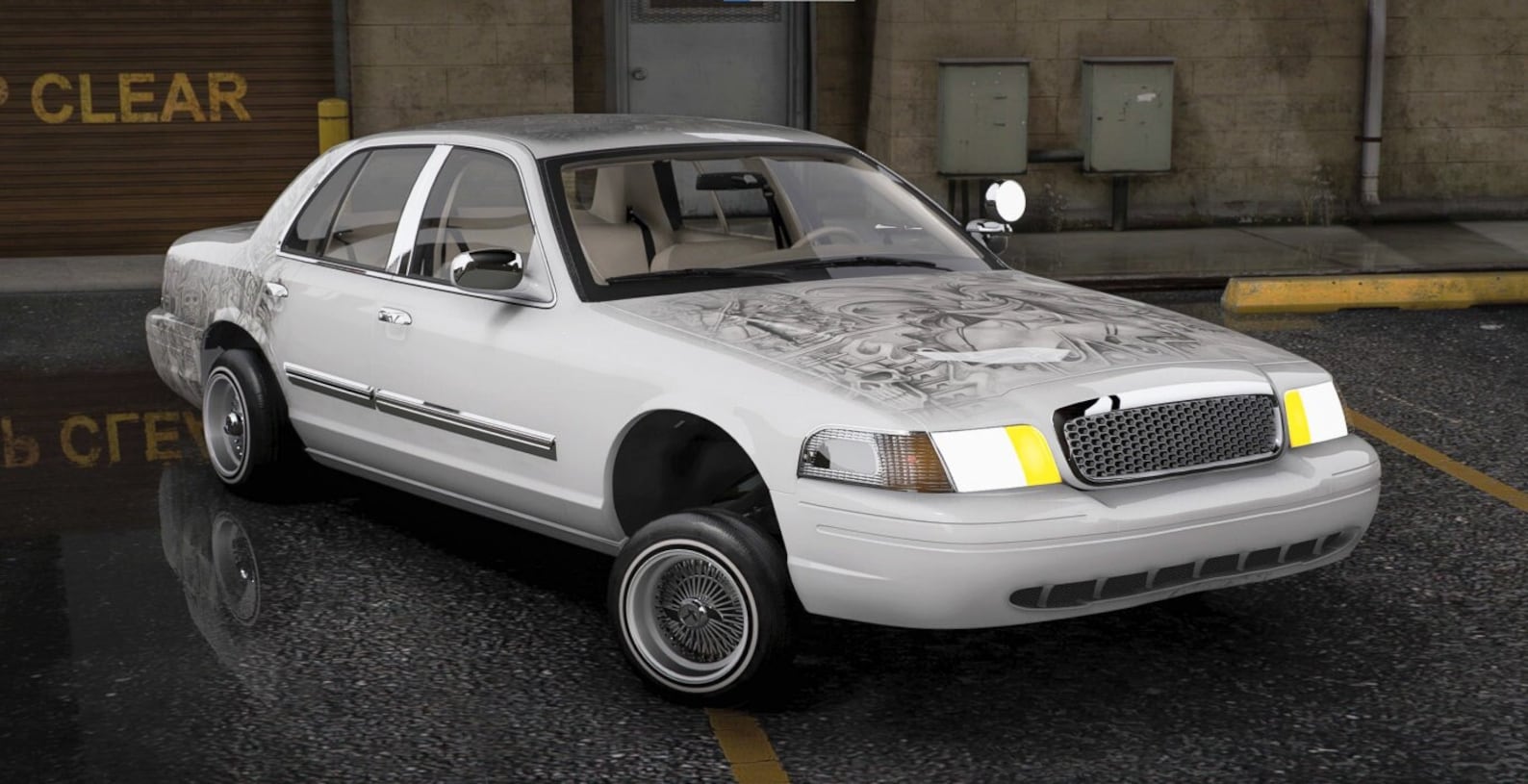 2010 Crown Vic Lowrider SP Ready Fivem Grand Theft Auto 5 Optimized Mod ...