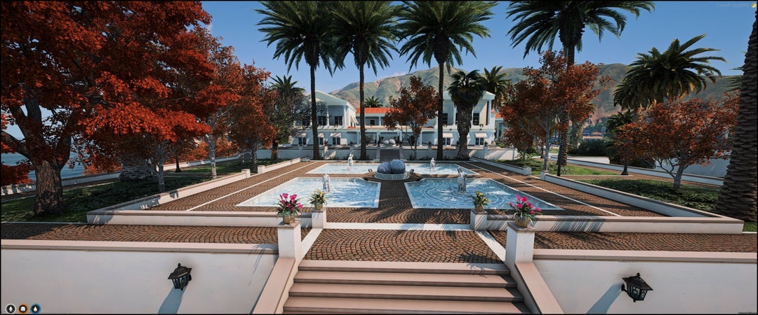 RARE Scarface Mansion With Tony Montana Player Ped FiveM Grand Theft ...