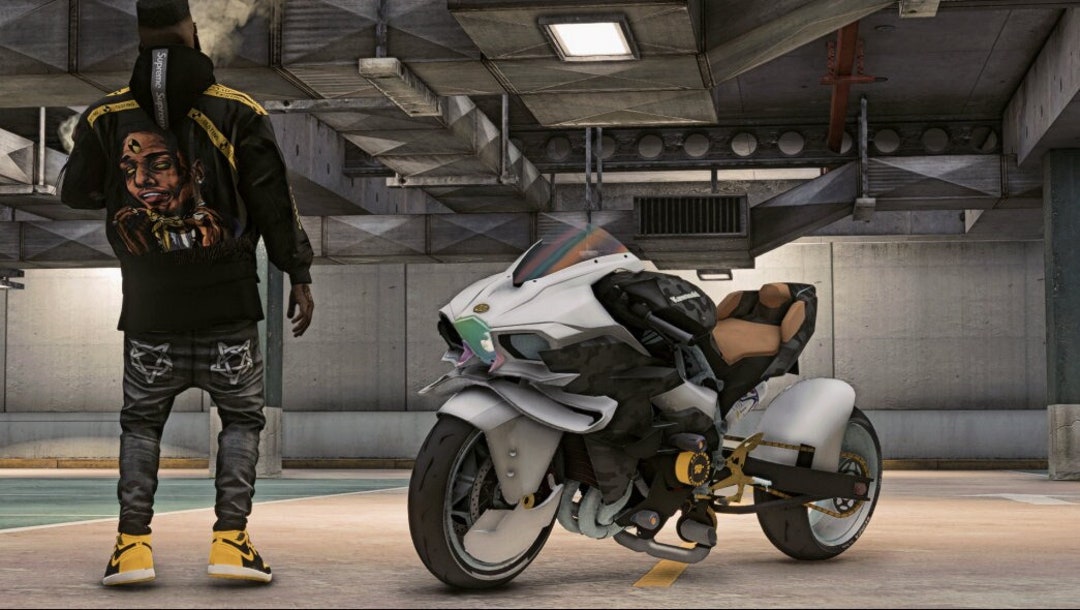 Stage 2 Kawasaki H2S Twin Turbo FiveM Grand Theft Auto 5 Optimized Mod ...