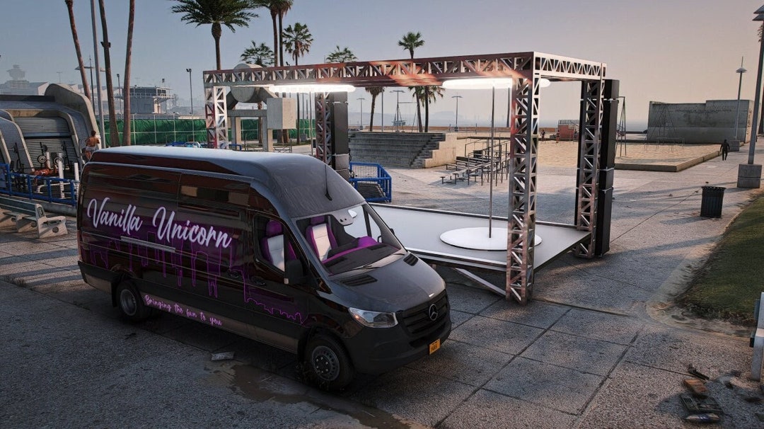 Vanilla Unicorn Mobile Party Van Fivem Grand Theft Auto 5 Optimized Mod ...