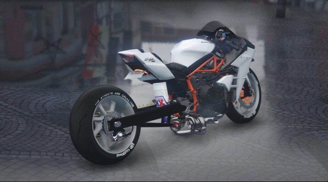 Kawasaki Ninja H2R Carbon Twin Turbo Drag Customs FiveM Grand Theft ...