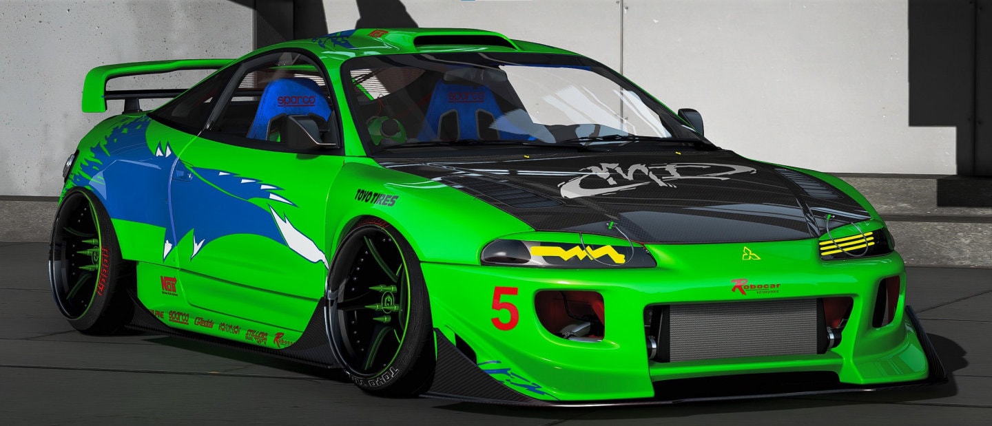 F2f Eclipse Gsx Widebody Fivem Grand Theft Auto 5 Optimized Mod High