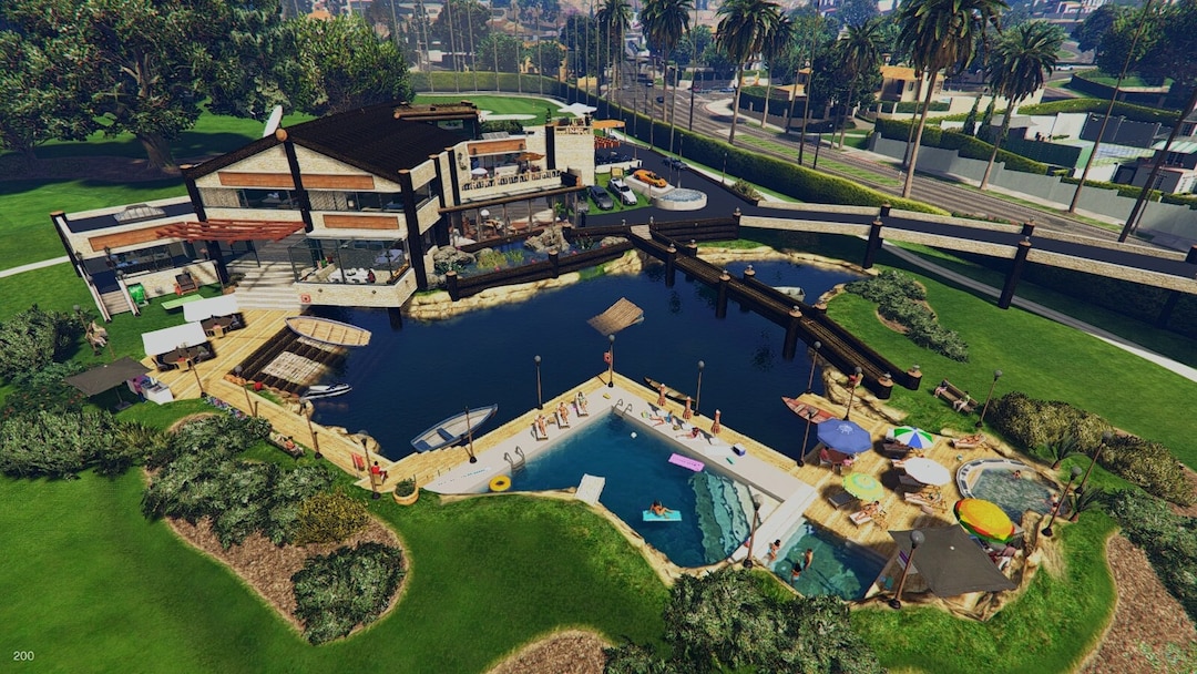 Golf Course Mansion FiveM Grand Theft Auto 5 Optimized Mod High Quality ...