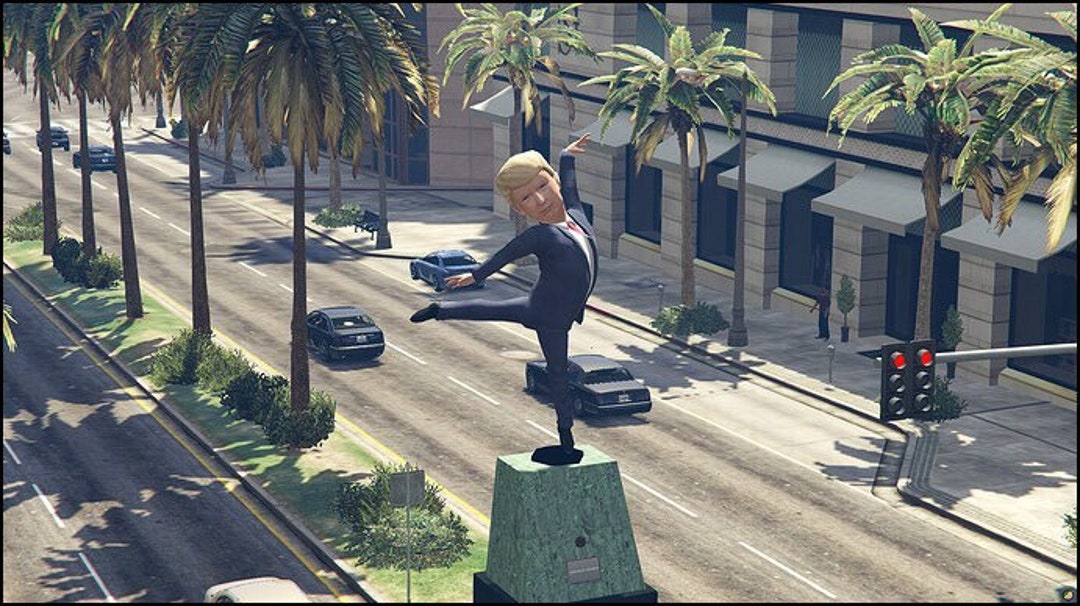 Donald Trump FiveM Statue FiveM Grand Theft Auto 5 Optimized Mod High ...