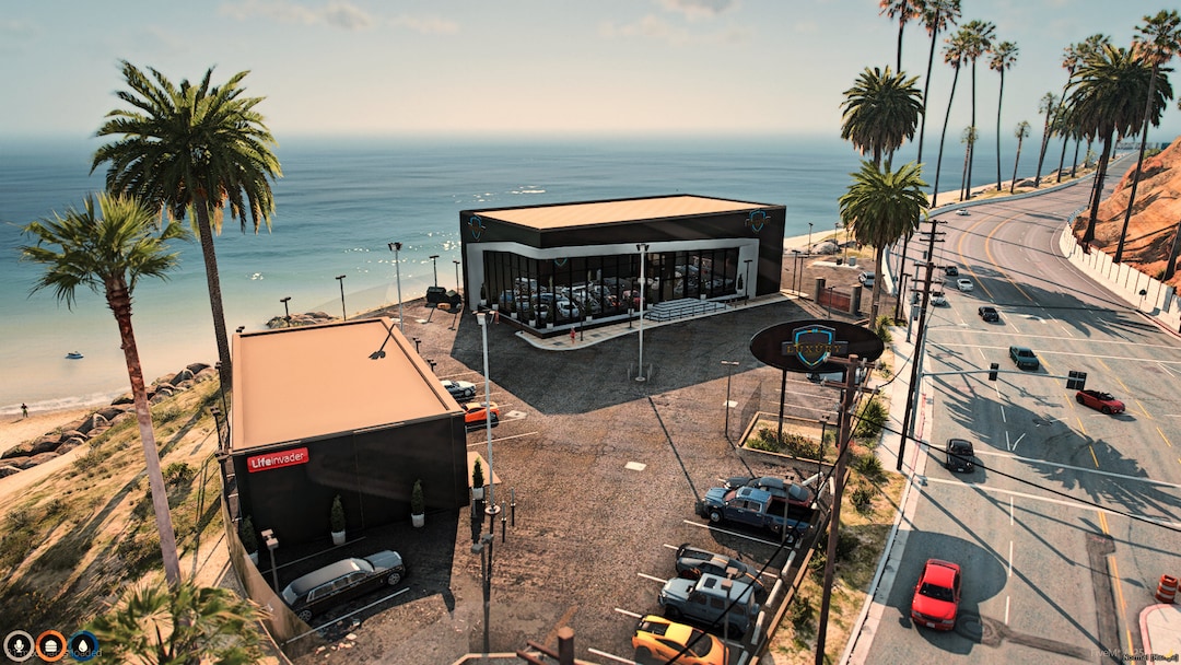 Beach Dealership Fivem Grand Theft Auto 5 Optimized Mod High Quality ...