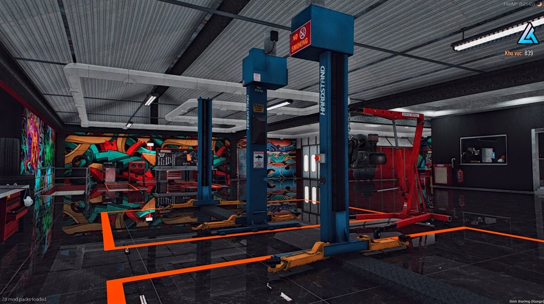 MLO Super Performance Mechanic Shop Fivem Grand Theft Auto 5 Optimized ...