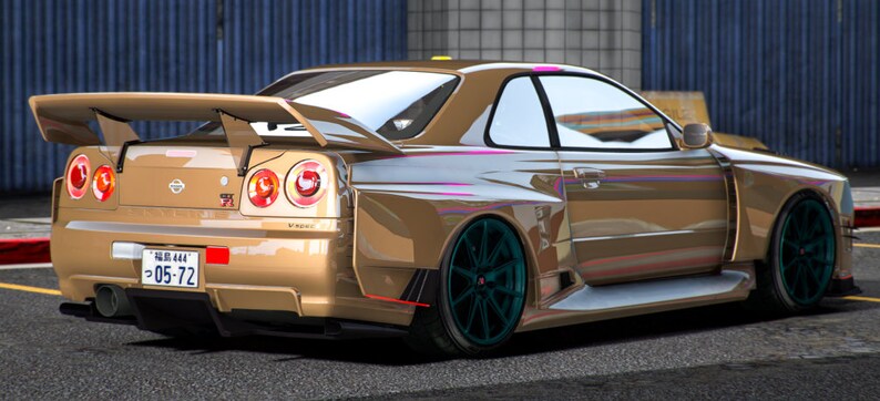 2002 Nissan R34 Skyline GT-R 2JZ Fivem Grand Theft Auto 5 - Etsy Canada