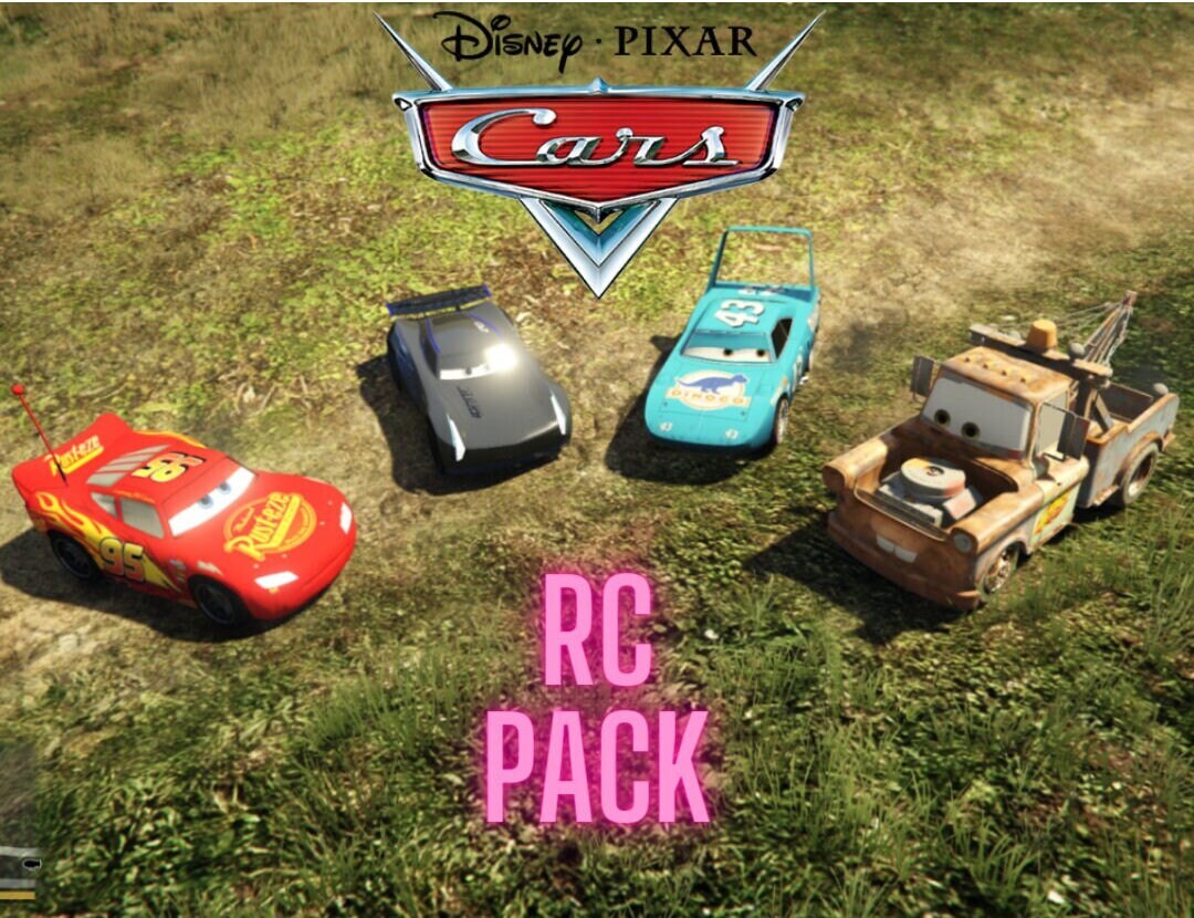 Pixar Cars Rc Pack Fivem Grand Theft Auto 5 Optimized Etsy Australia