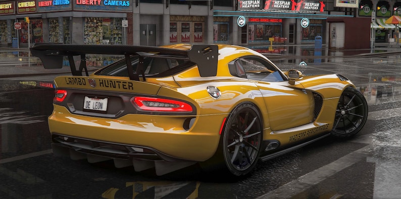 Dodge Viper SRT Twin Turbo Tuning SP & 5M 2 Versions Fivem Template ...