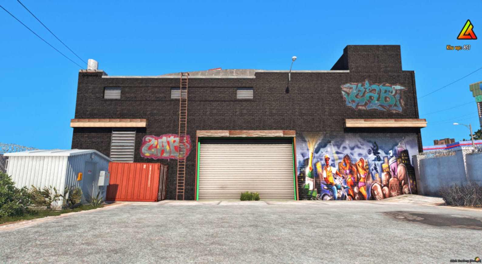 MLO Grove Street Gang Compound Fivem Grand Theft Auto 5 Optimized Mod ...