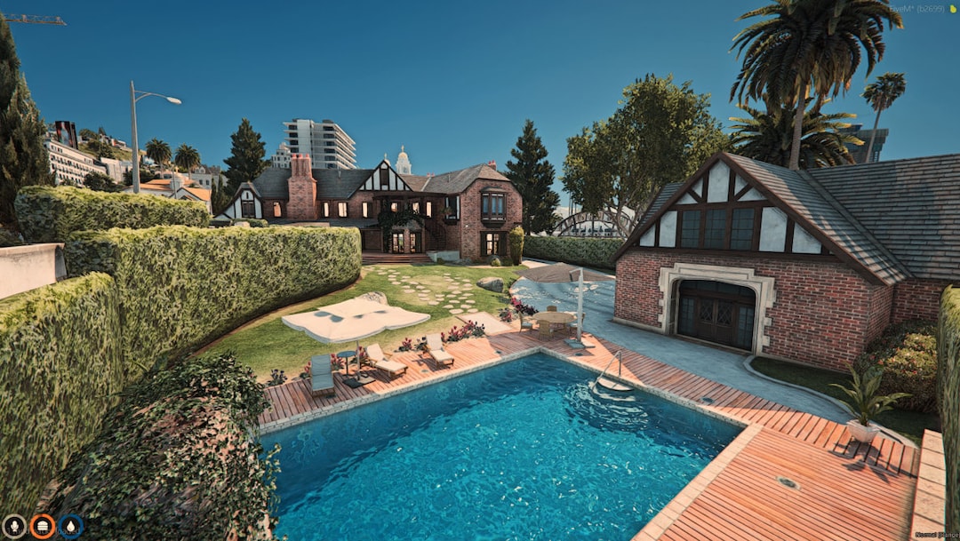 Rockford Hills Brick Mansion Fivem Grand Theft Auto 5 Optimized Mod ...