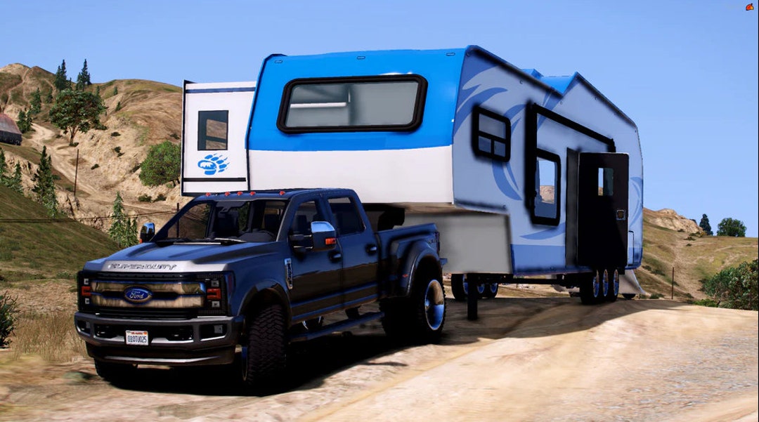 Debadged Camper Toy Hauler With Full Interior Fivem Grand Theft Auto 5 ...