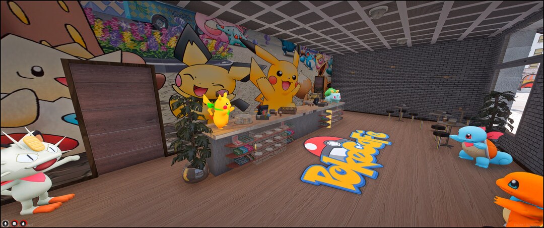 Pokemon Café / FiveM / Grand Theft Auto 5 / Optimizado / Mod / Alta ...