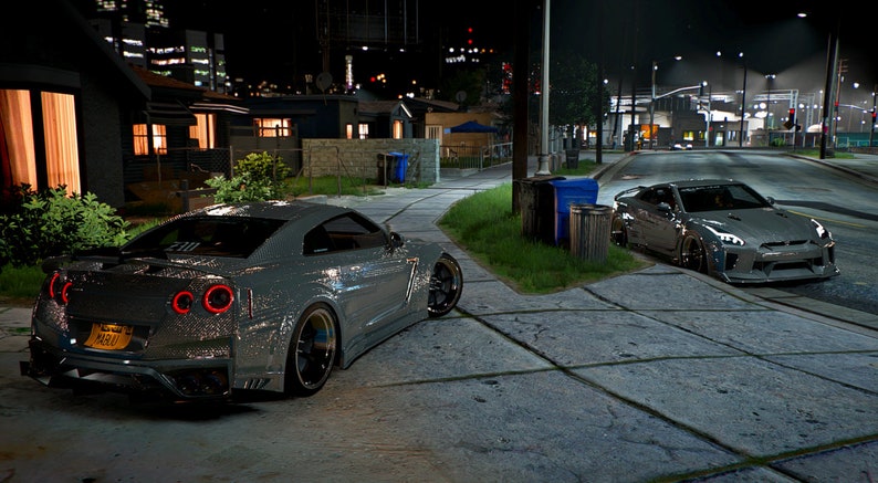 Nissan GT-R R35 'kuhl Racing' Chrome Fivem Grand Theft Auto 5 Optimized ...