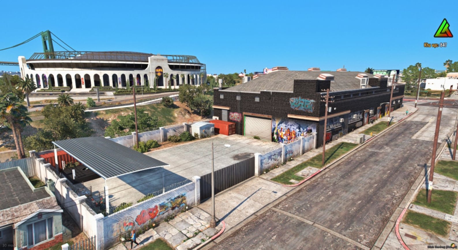 MLO Grove Street Gang Compound Fivem Grand Theft Auto 5 Optimized Mod ...