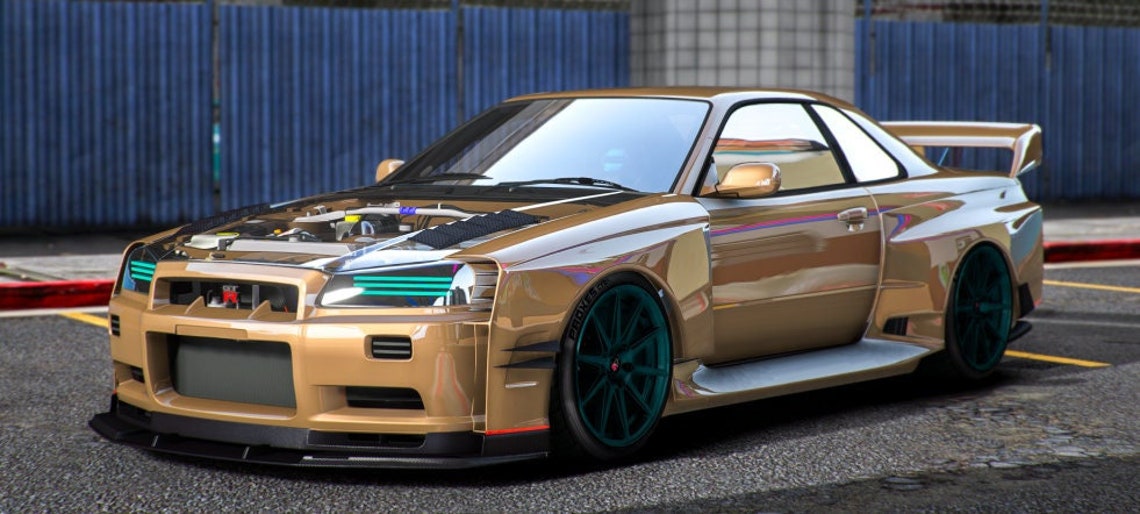 2002 Nissan R34 Skyline GT-R 2JZ Fivem Grand Theft Auto 5 - Etsy Canada