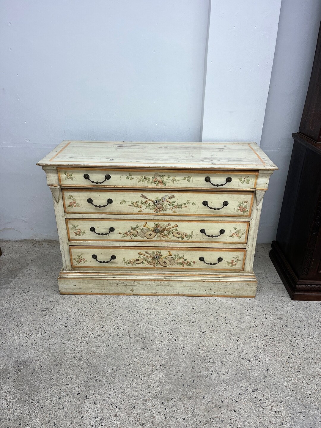 Italian Painted Commode - Etsy