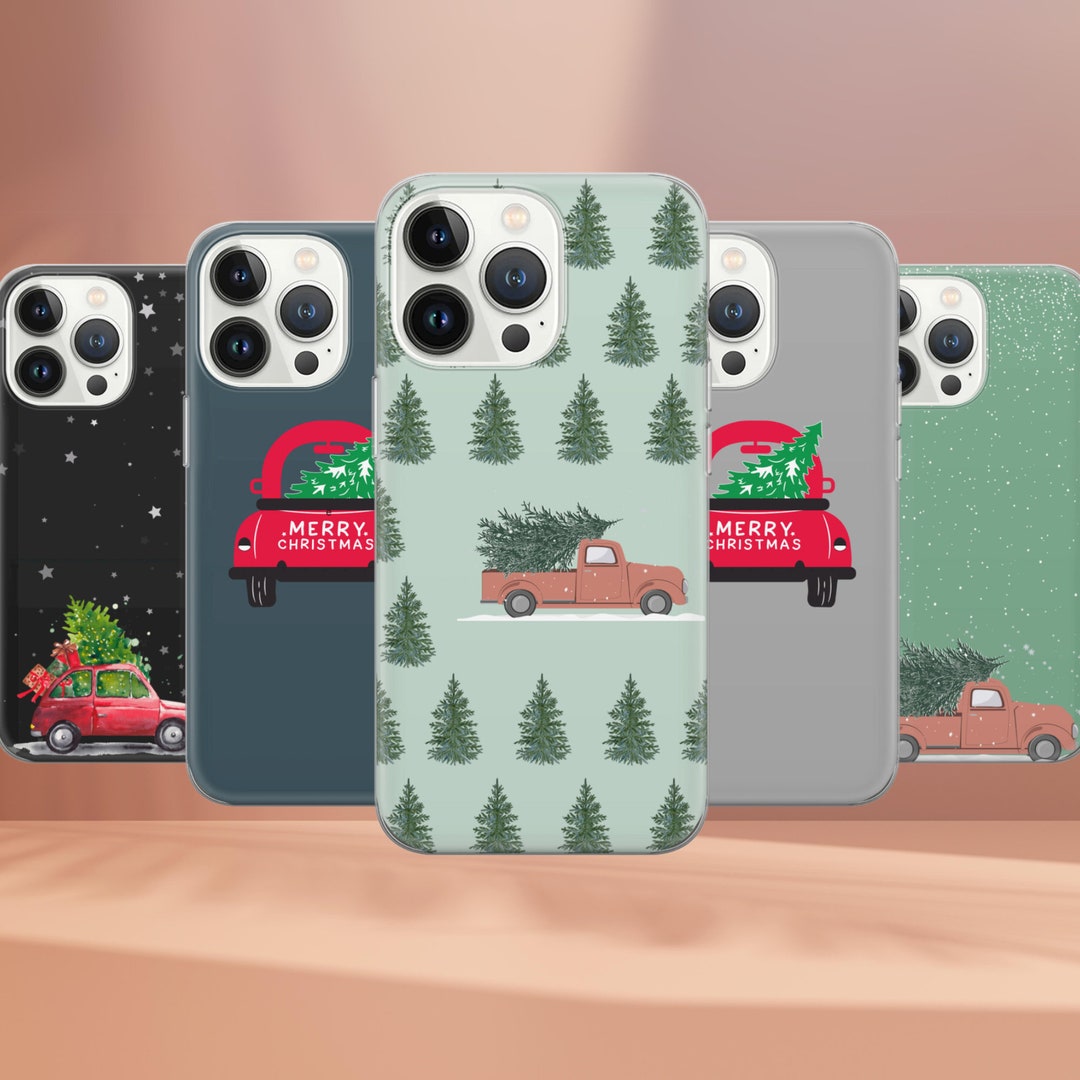 Christmas Tree Pattern Phone Case Winter Xmas Cover Fit for iPhone 15 ...