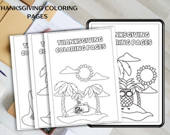 Printable Colouring Sheets, Instant Download, 20 Pages A4-size PDF, Fun ...