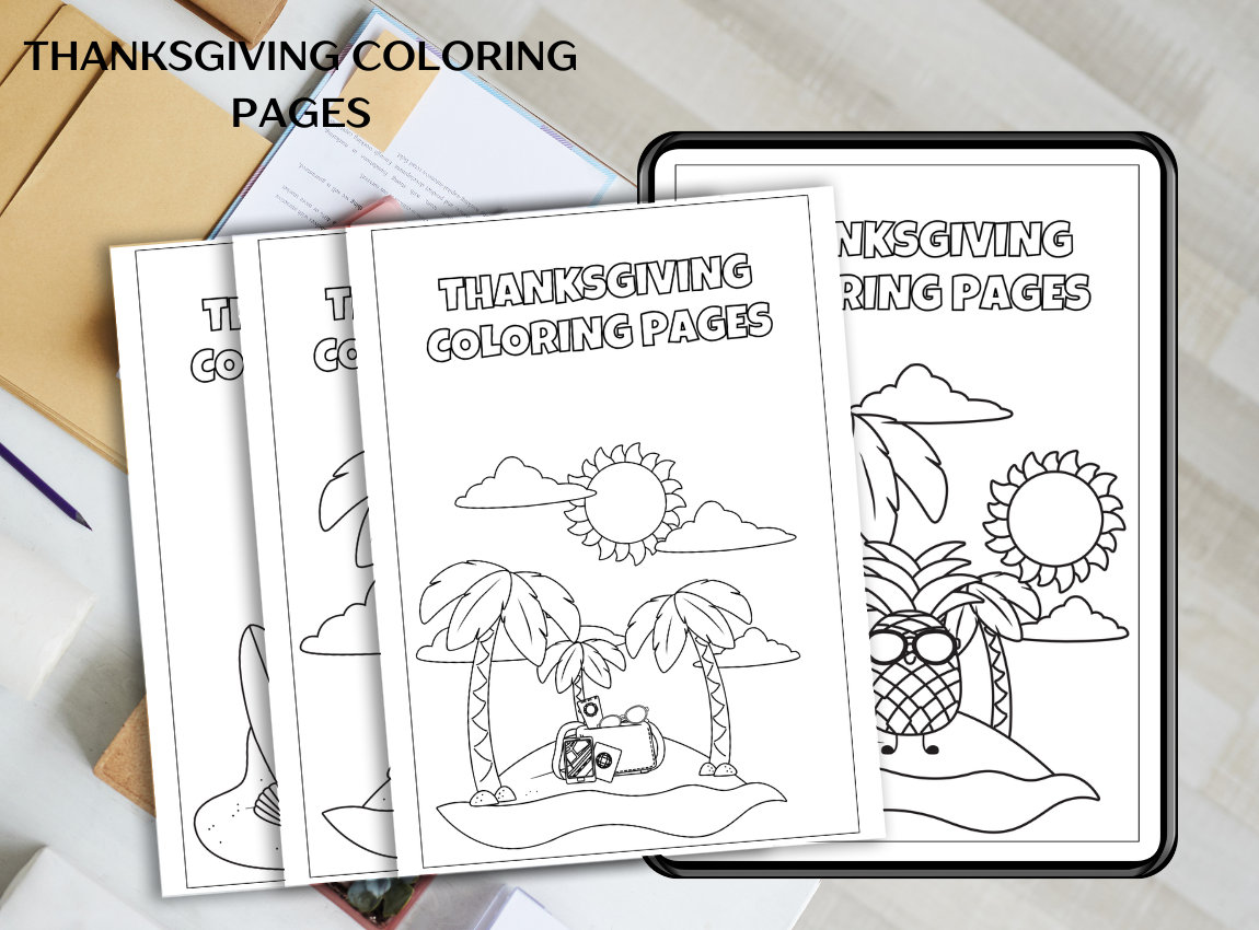 Printable Colouring Sheets, Instant Download, 5 X Fun Animals, Birds ...