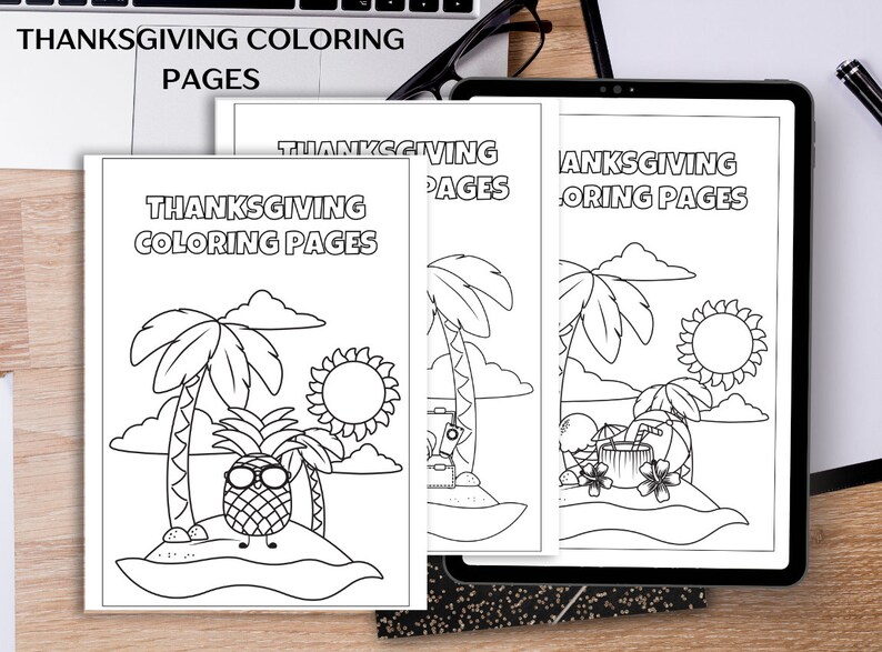 Printable Colouring Sheets, Instant Download, 5 X Fun Animals, Birds ...