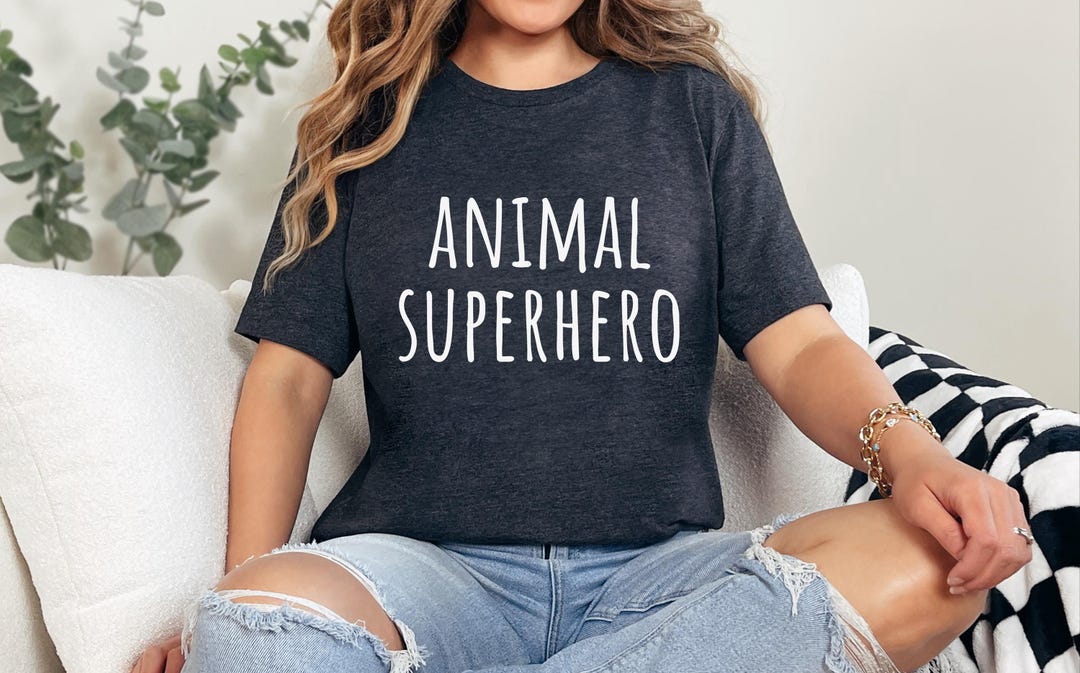 Animal Superhero Tshirt, Cute Vet Shirt, Funny Veteranian Gift ...