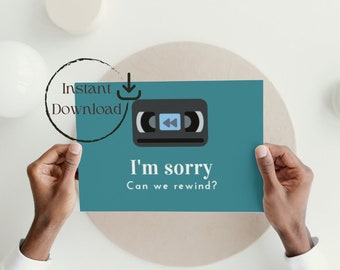 Sheep Card to Say Sorry Apology Card Sorry Card I'm Sorry Card ...