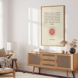 Carl Rogers Quote Wall Art, Therapy Office Decor Print, Printable ...