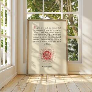 Carl Rogers Quote Wall Art, Therapy Office Decor Print, Printable ...