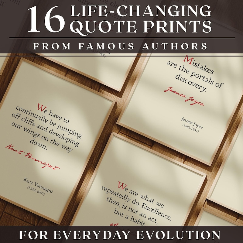Famous Author Quotes - Etsy